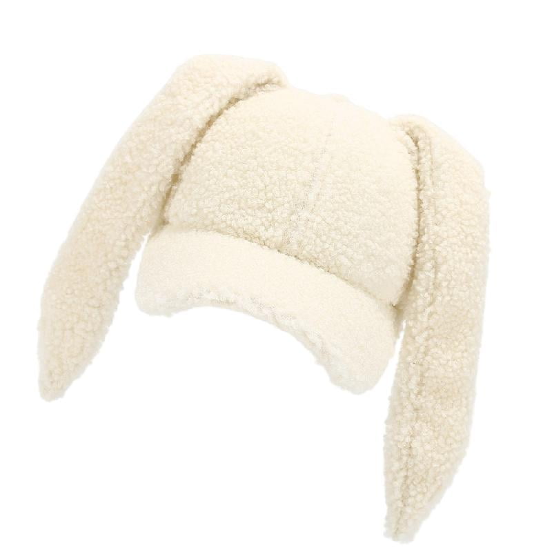 MOMOJIA Stylish Rabbits HatFur--Subculture for Women HipHop Hat Unique ...