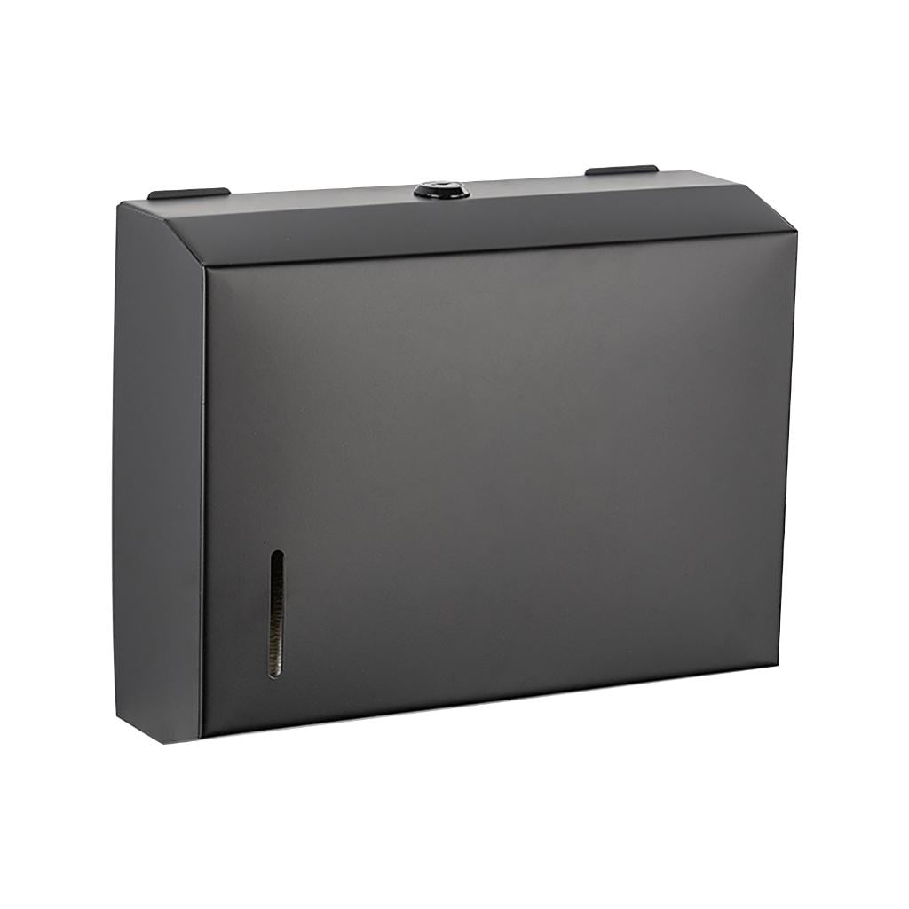 MOMOJIA Tall Capacity Untarnished Square Tissue Dispenser Wall Mounted ...