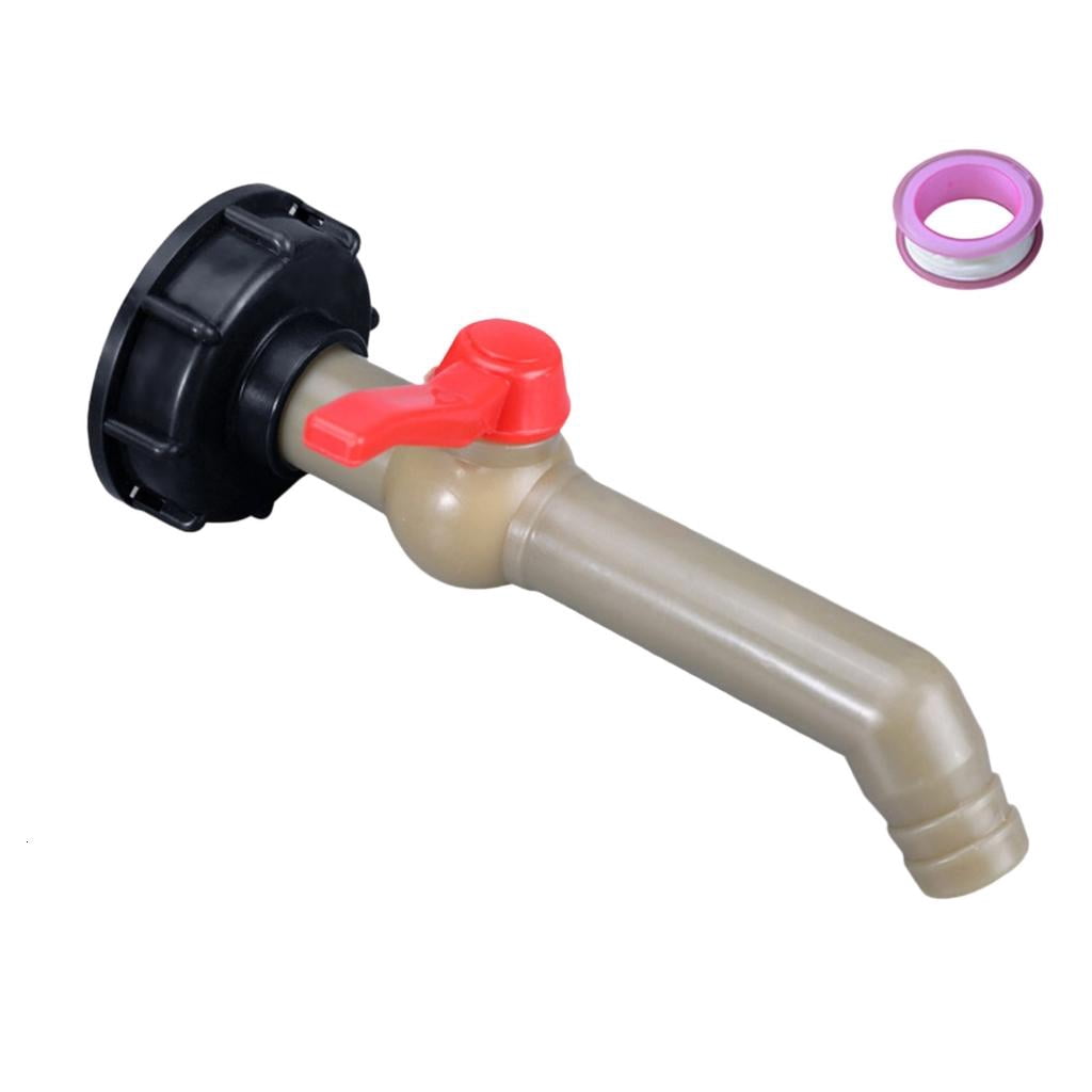 MOMOJIA Thicken Plastic IBC Tank Joints Water Tank Fittings Garden ...