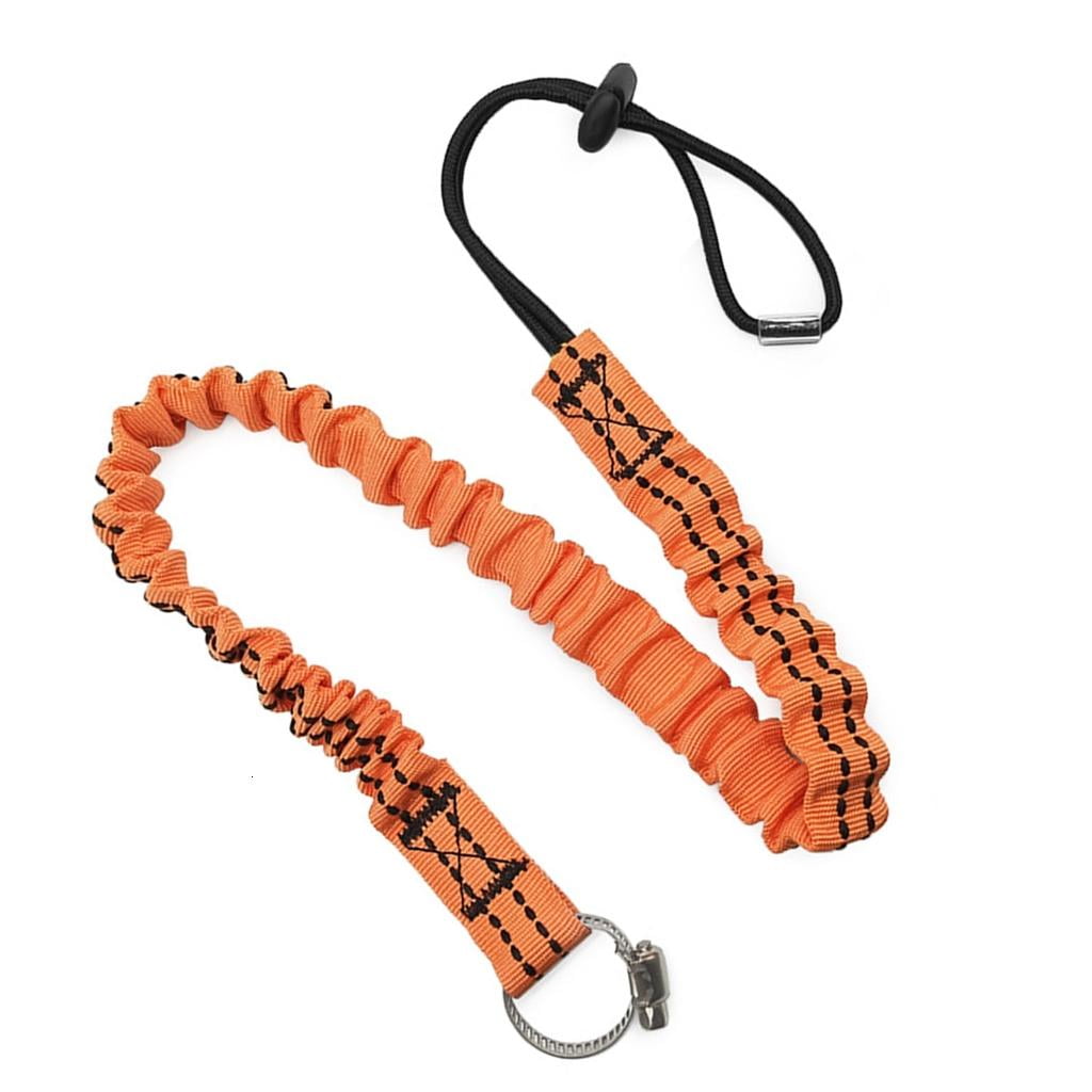 MOMOJIA Tool Tethers Lanyard with Fixed Hose Clamps Safety Bungee ...