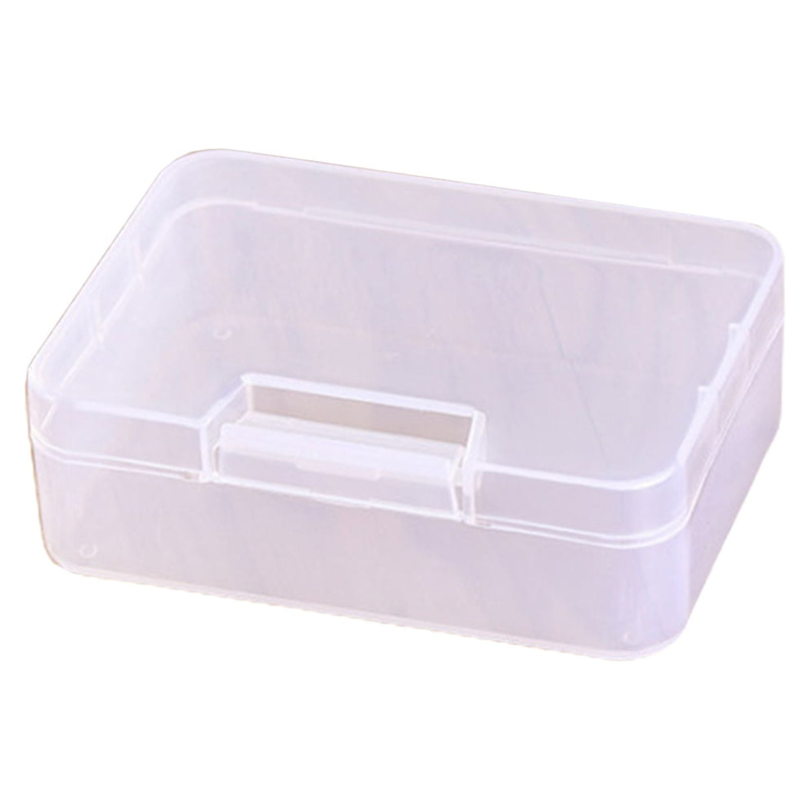MOMOJIA Transparent Plastic Storage Box with Buckle and Lid Jewelry ...