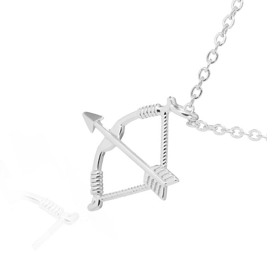 MOMOJIA Trendy Bow and Arrows Necklace Archery Pendant Choker Gothic ...