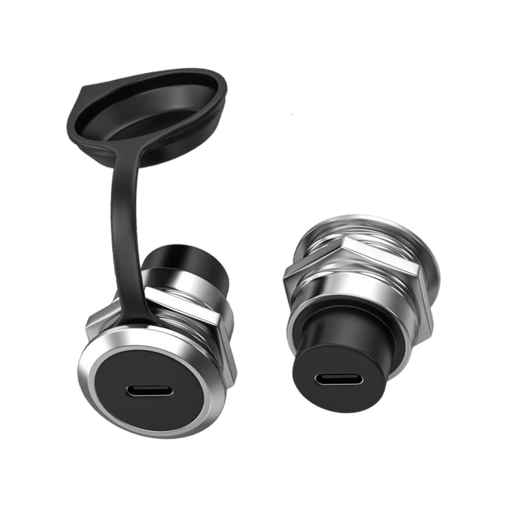 MOMOJIA Twin USB Type A Panel Mount Adapters Gold Plateds Contacts ...