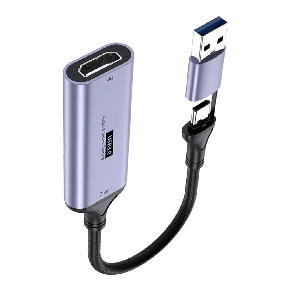 MOMOJIA USB+Type C to HDTV Video Captures Card 4K Video Device Transfer ...