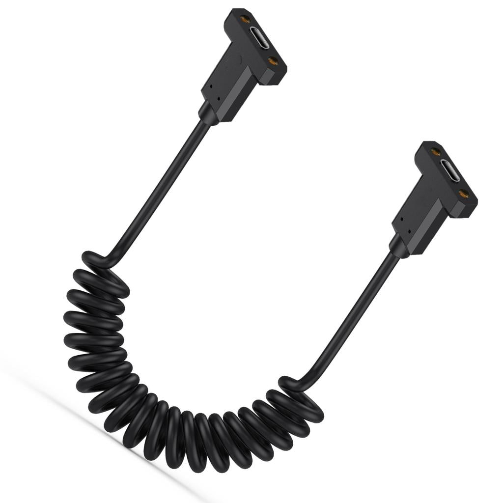 MOMOJIA USB5 Type C Spring Loaded Cable 240W PD3 1 Charging 80Gbps ...
