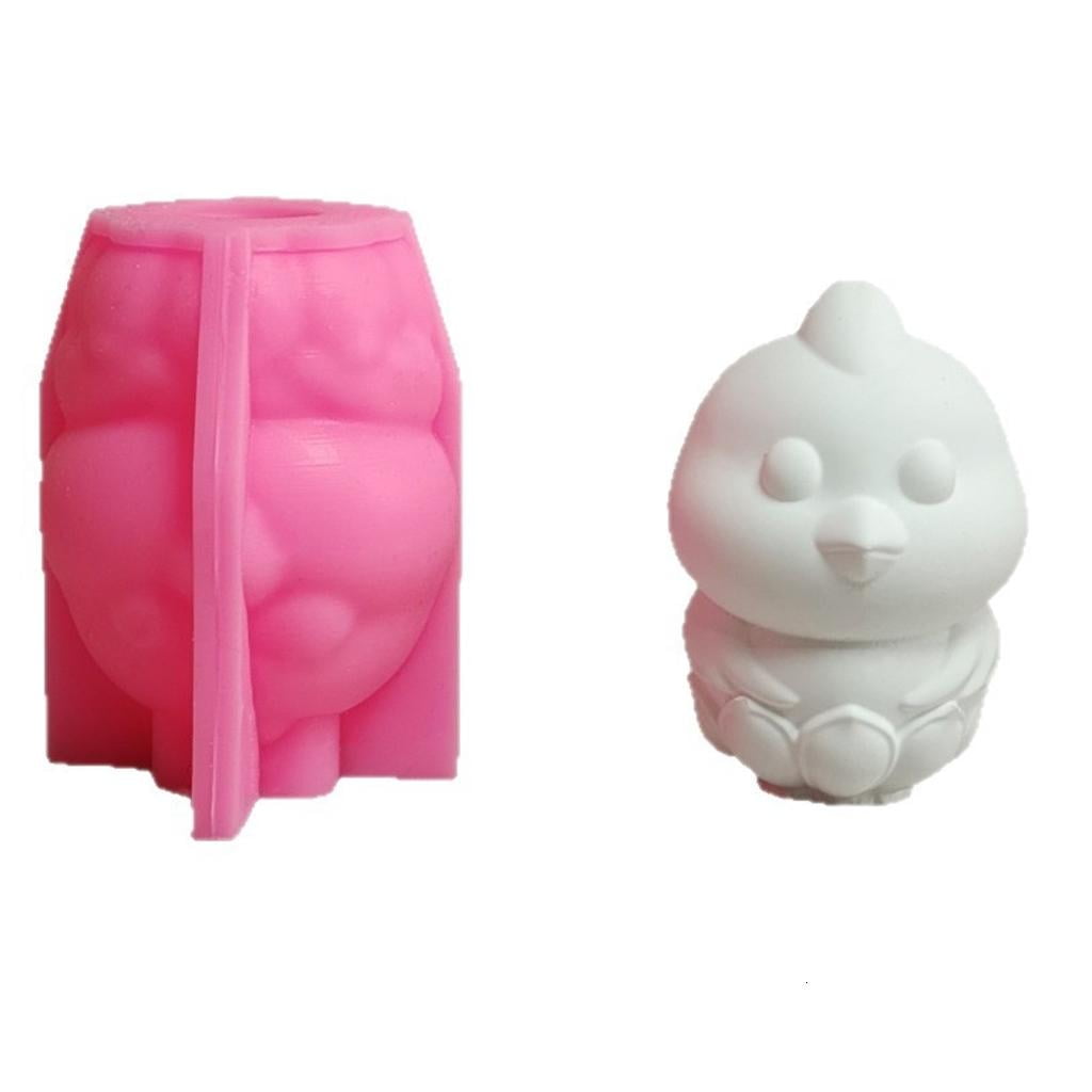 MOMOJIA Unique Flower Chicken Silicone Craft Mold Home Art Sculpture ...