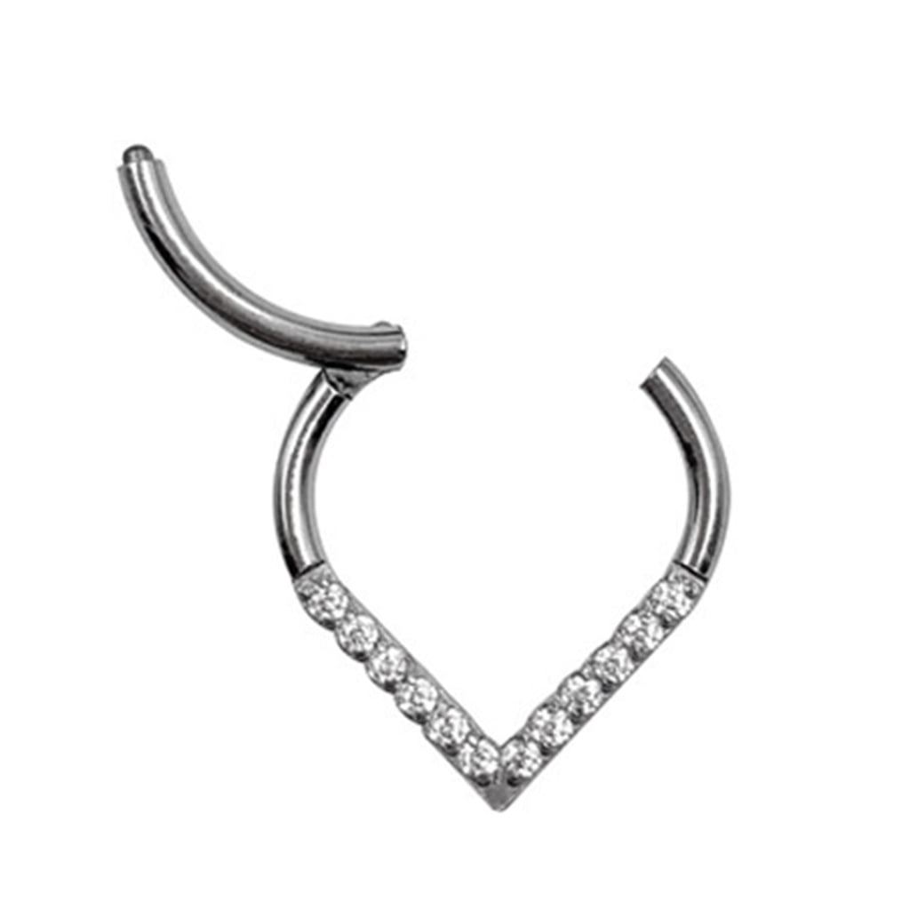 MOMOJIA Unique Nose Jewerly G23 Titanium Material for Nose Cartilage ...