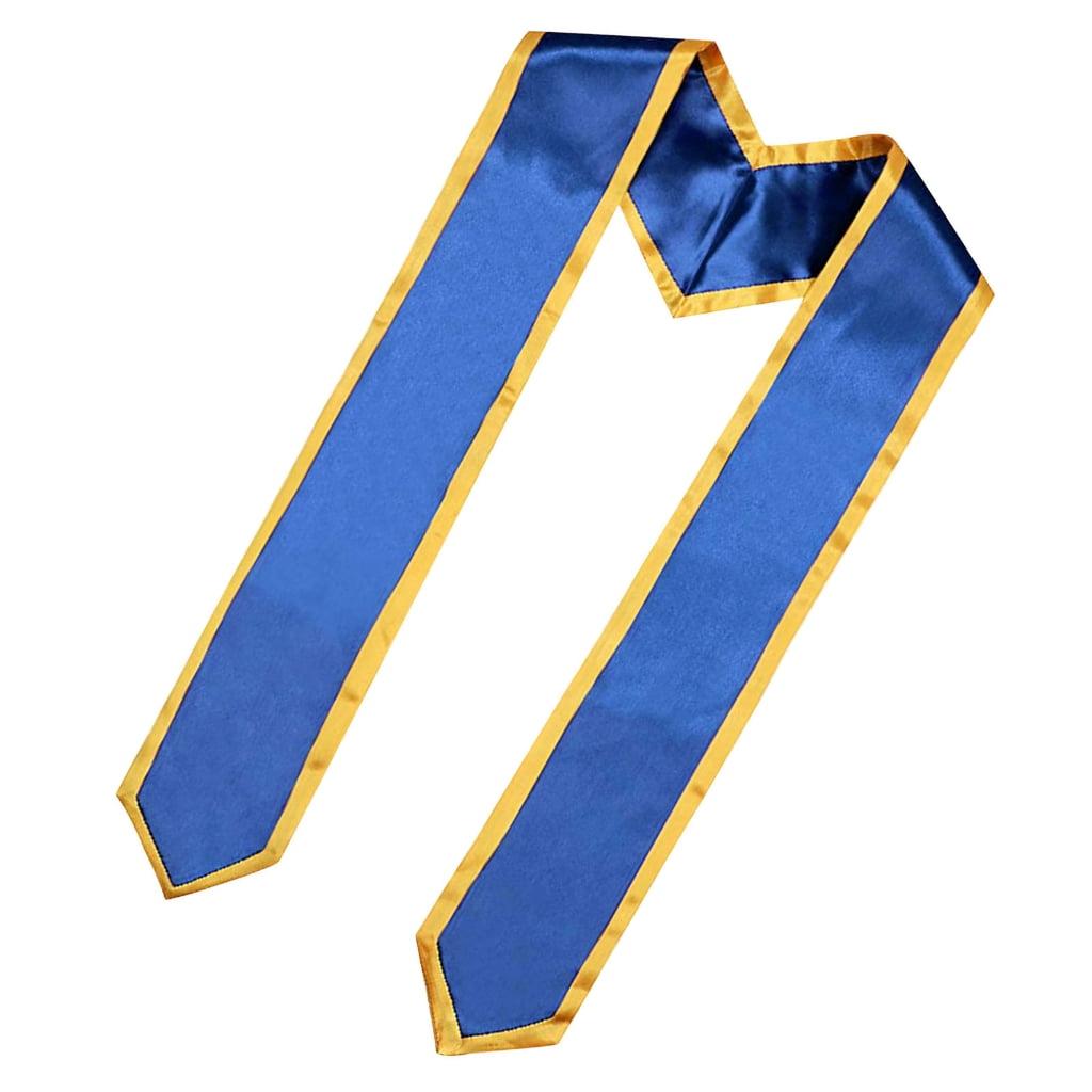 MOMOJIA Unisex Adu1t Plain Graduation H0n0r Stole Sash with Trim for ...