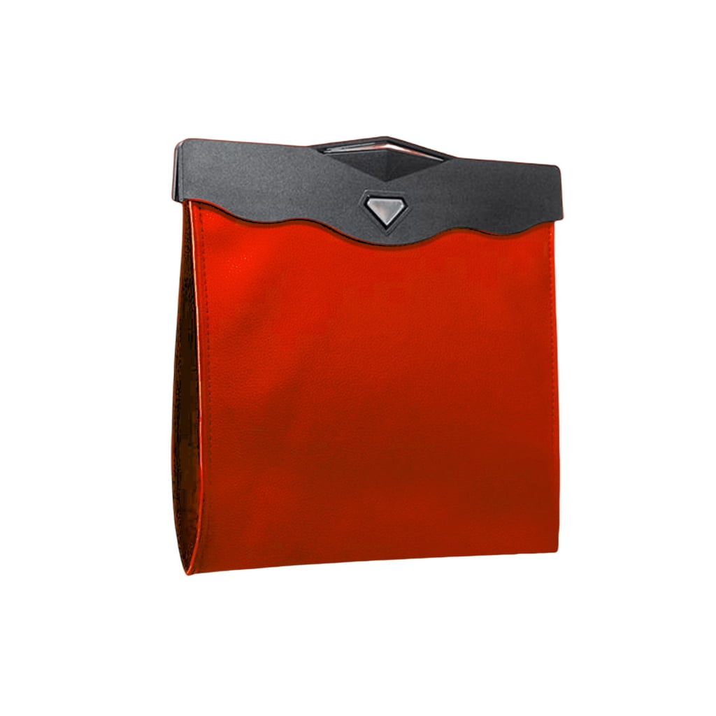 MOMOJIA Upgraded Hanging- Car Trash Bag with Smart-LED Magnetic Car ...