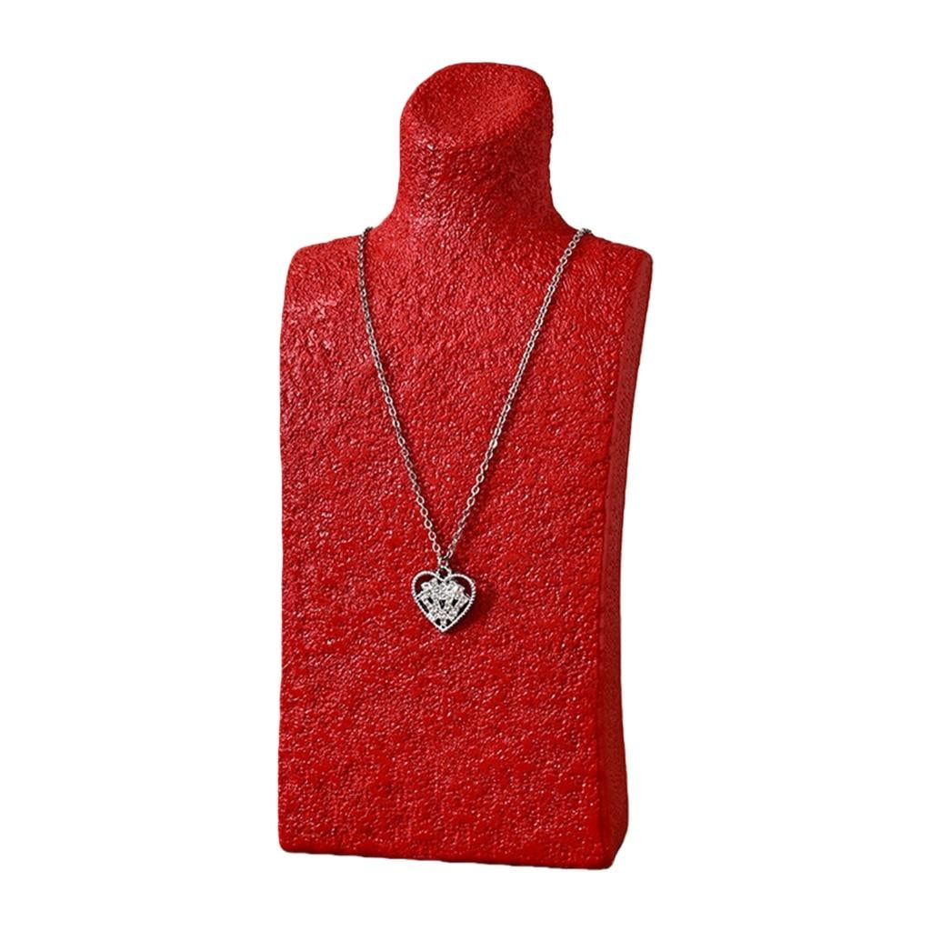 MOMOJIA Versatile Resin Neck Form for Multiple Jewelry Types Display ...