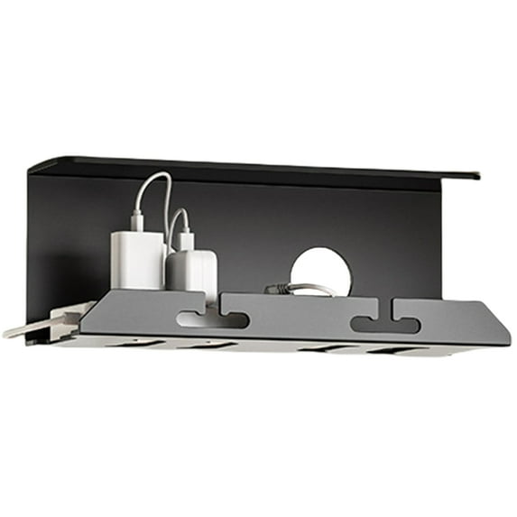 MOMOJIA Verstile Desk Cable Tray Wall Mounted Wire Storage Holder Under ...