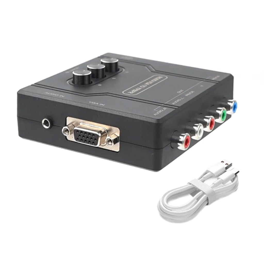 MOMOJIA Video Game Adapter Plugs & Play Adapter Converts RGBS SCART VGA ...