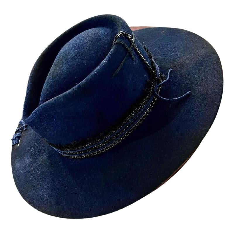 MOMOJIA Vintage Flat Brims HatAdu1tStage Show Hat Woven Band Jazzy Hat ...
