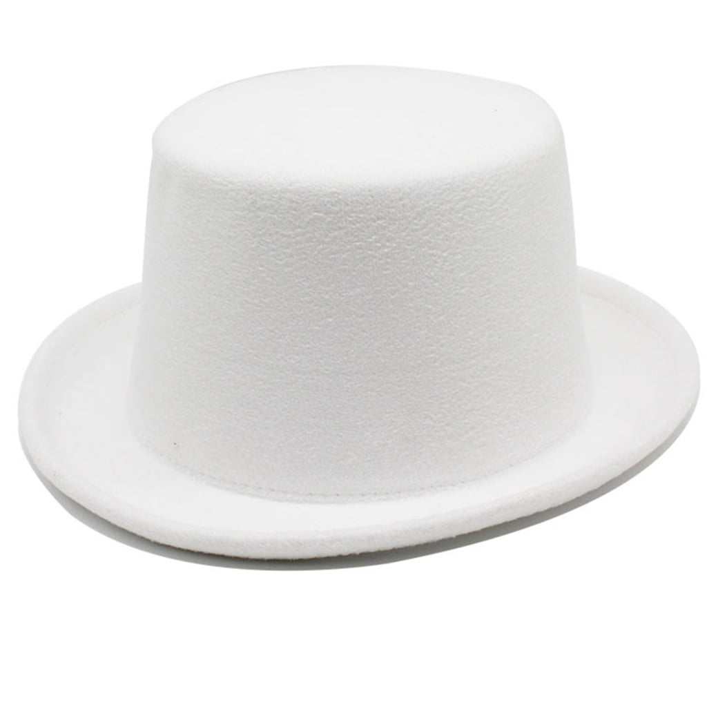 MOMOJIA Vintage Panama Hat Roll Brim Top Hat WomenC0sp1ayParty Costume ...