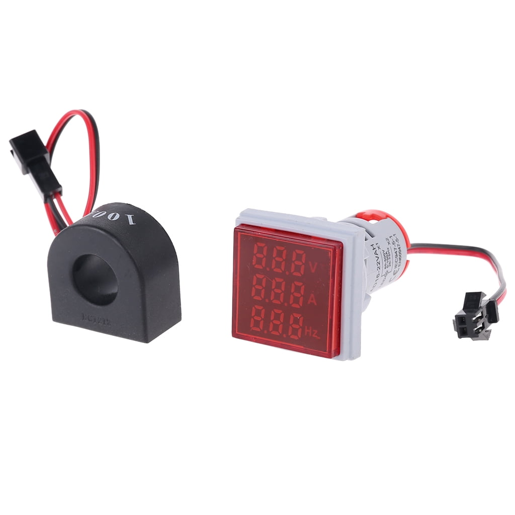 MOMOJIA Voltmeter Ammeter Square Frequency Meter Multimeter Panel ...