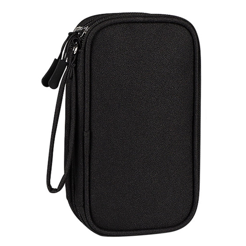 MOMOJIA Waterproof Storage Bag Double Layer for Data Cable/ Power Bank ...