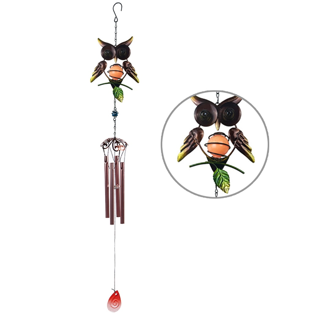 MOMOJIA Wind Chime Wall Sculpture Garden Tree Decors Wrought Iron Art ...