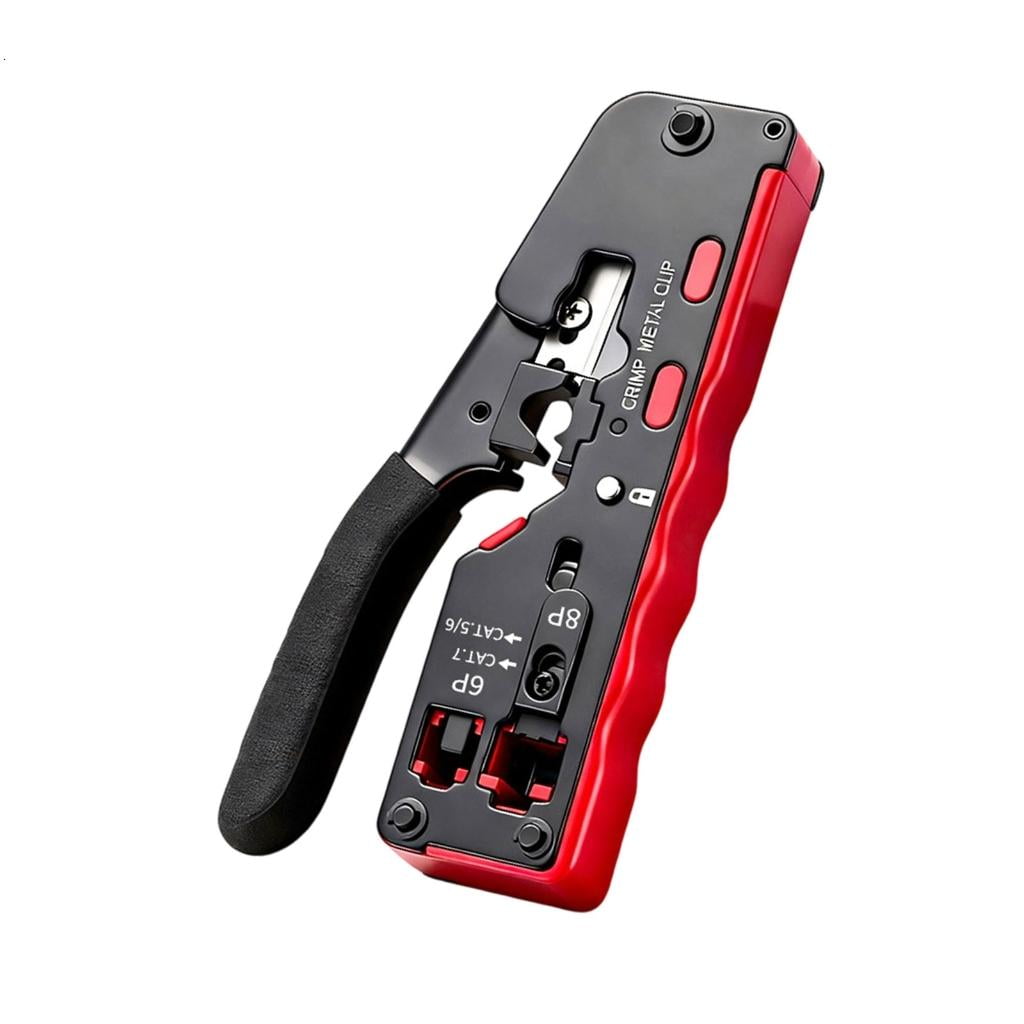 MOMOJIA Wire Stripper And Crimper For Cat6a Cat6 Cat5 8P6P Modular ...