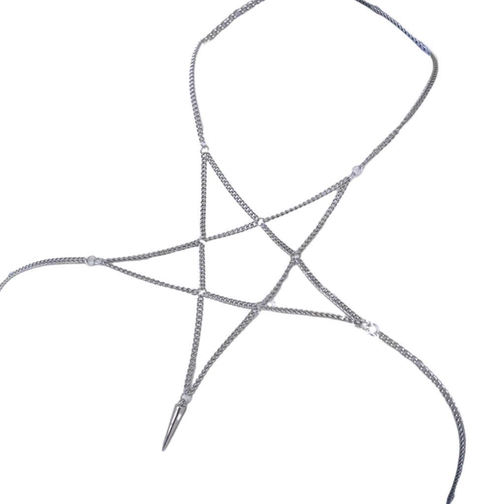 MOMOJIA Women's Trendy Choker Necklace Exaggerated Beaded Super Long ...