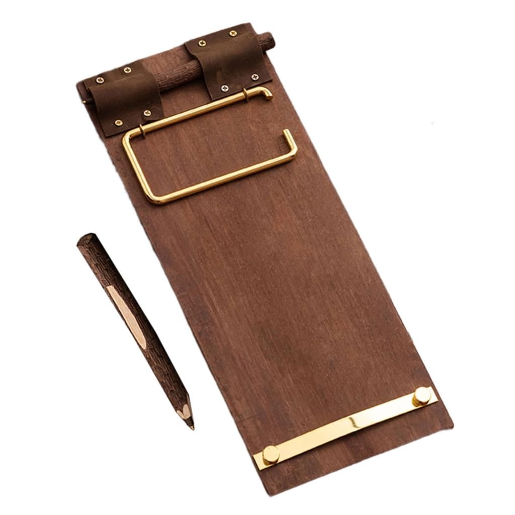 MOMOJIA Wooden Hanging Writing Board Writing Organizers Hiding Hook ...