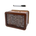 MOMOJIA Wooden Money Box with Saving Money Goal Counter Reusable Home ...