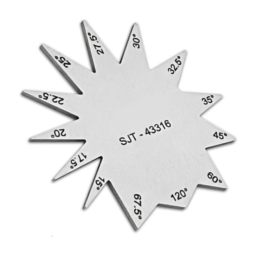 MOMOJIA Woodworking Measurement Angles Gauge 15-120 Degree Stainless ...