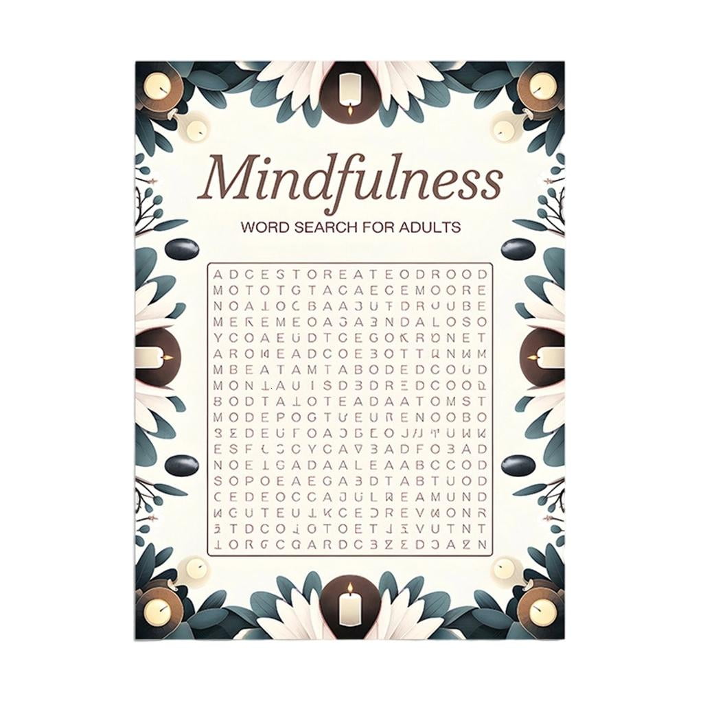 MOMOJIA Word Search Puzzle Book Compacts Design Word Search Notebook ...