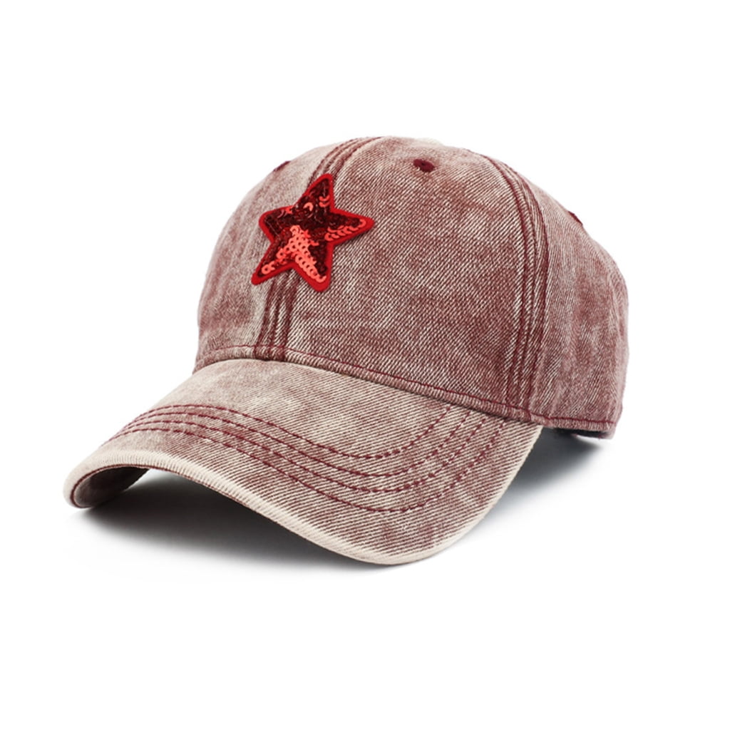 MOMOJIA Y2K Adjustable Baseball Cap Old School Pale Style Ponytail Hat ...