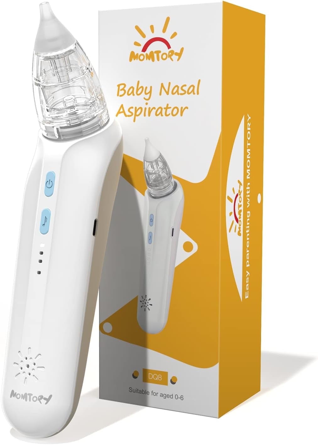 MOMTORY Nasal Aspirator for Baby Electric Baby Nose Sucker, Powerful ...