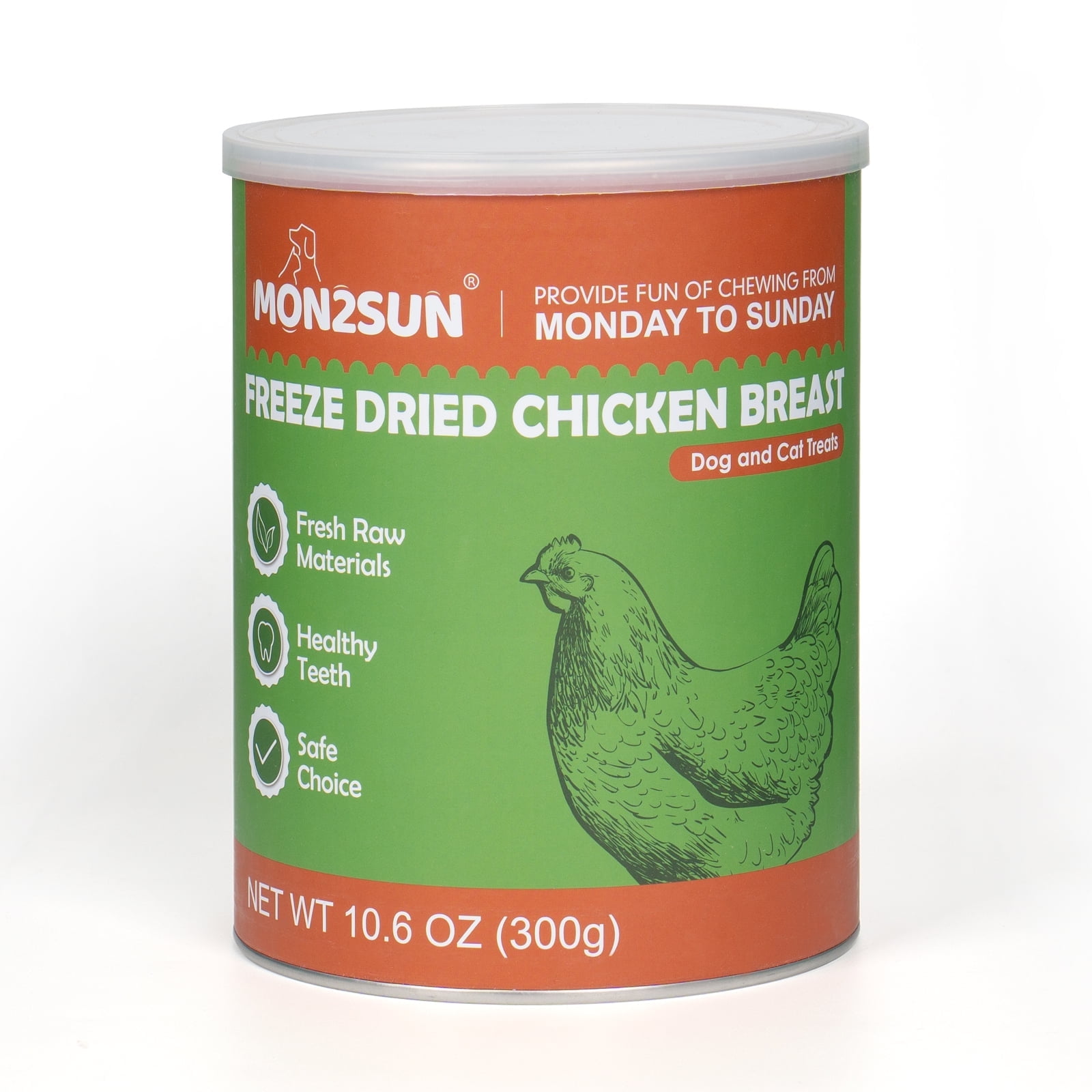 MON2SUN Freeze Dried Chicken Treats for Dog and Cat, Single Ingredient ...
