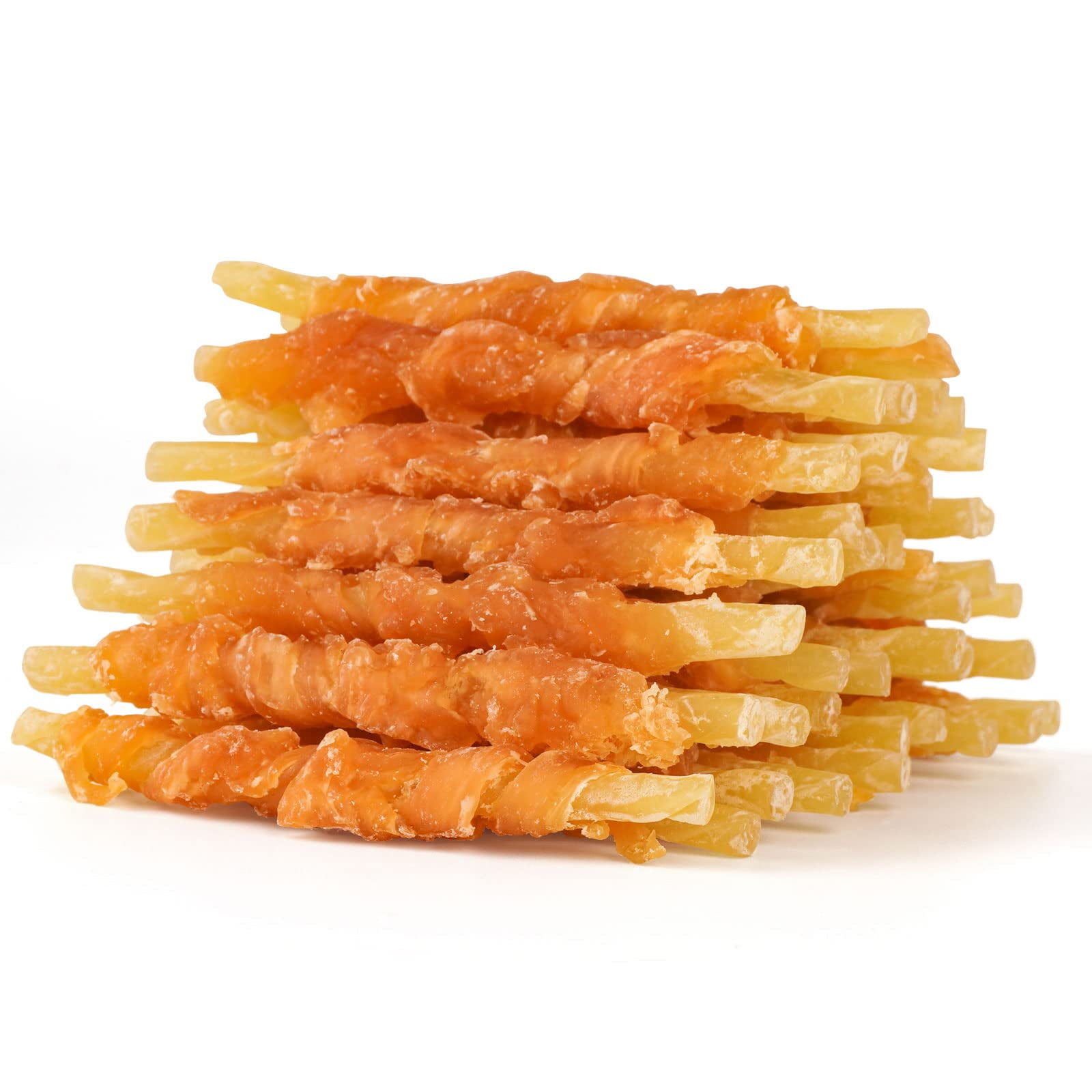 MON2SUN Rawhide Free Dog DPF11 Treats Chicken Wrapped Cod Sticks for ...