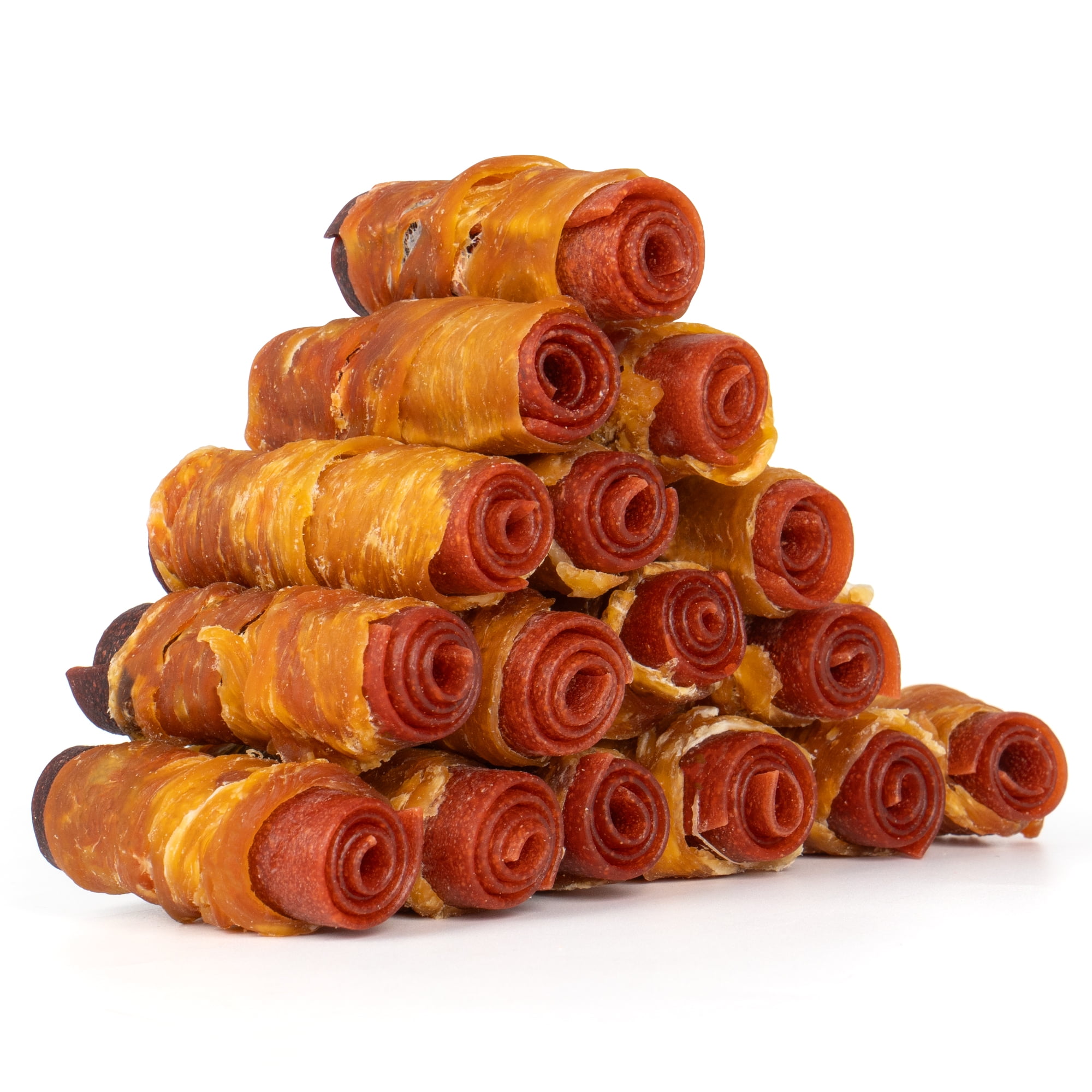 MON2SUN Rawhide Free Dog Treats, 3 Inch Triple Flavor Chicken Wrapped ...
