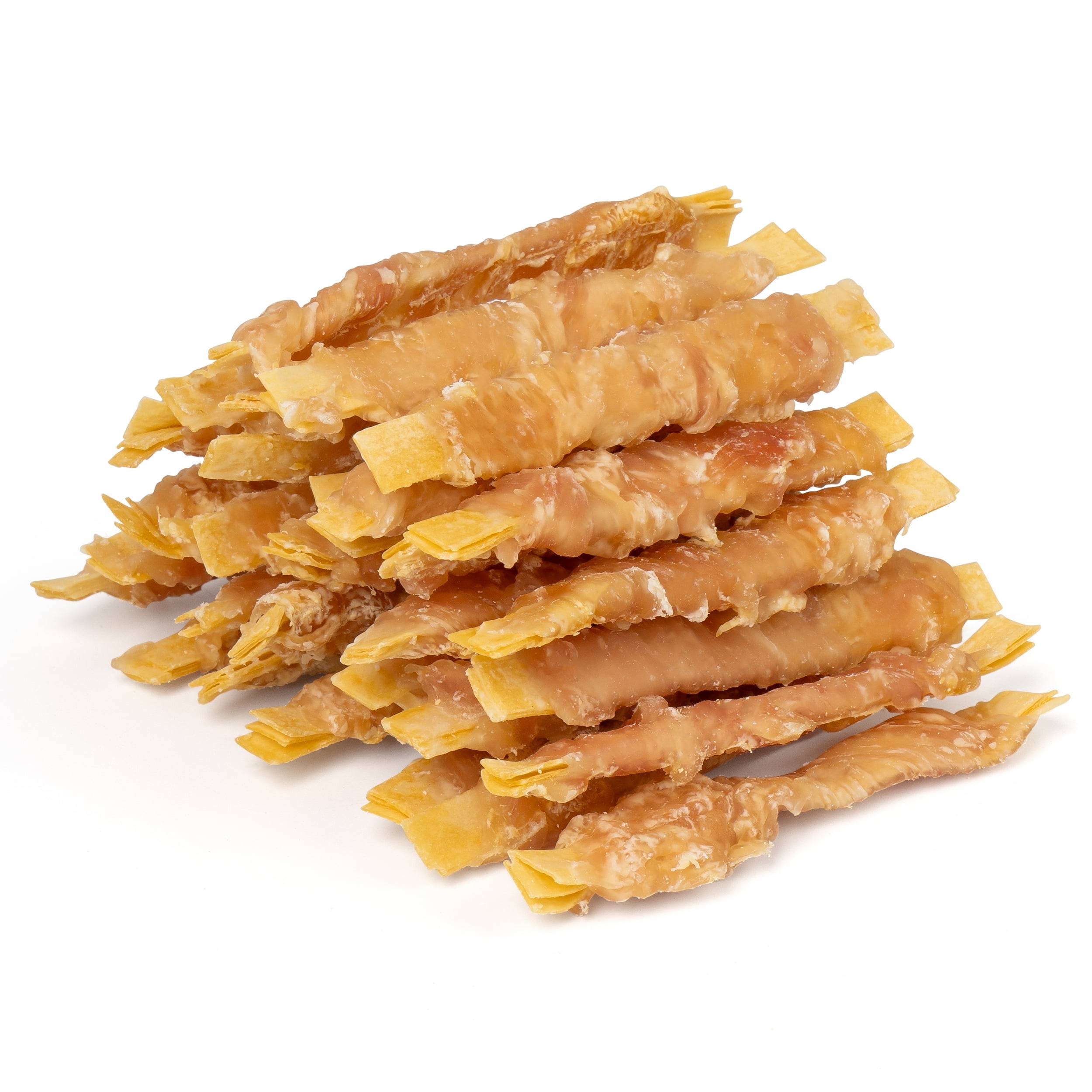 MON2SUN Rawhide Free Dog Treats, 4 Inch Chicken Wrapped Cod Fillet ...