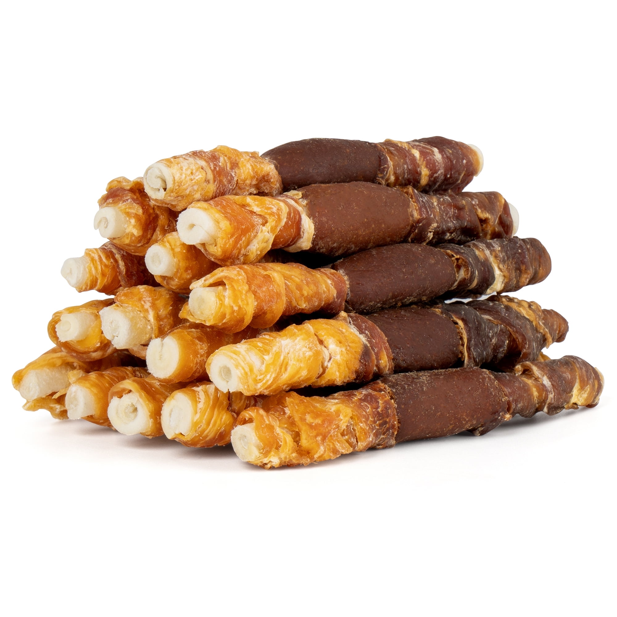 MON2SUN Triple Flavor Dog Treats, 5-inch Chicken Liver Duck & Chicken ...