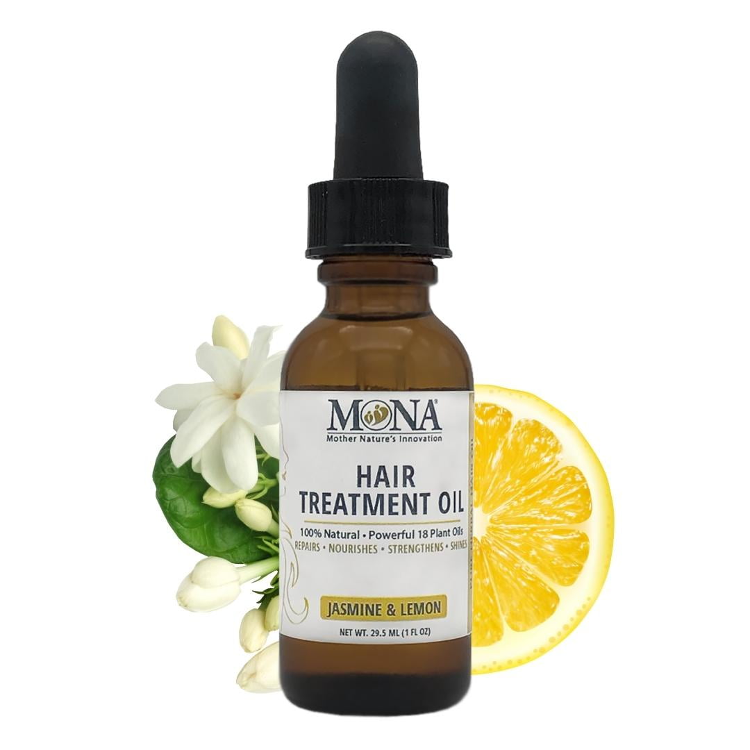 MONA Brands All Natural Hair Treatment Oil (Jasmine & Lemon) 1oz - Walmart.com