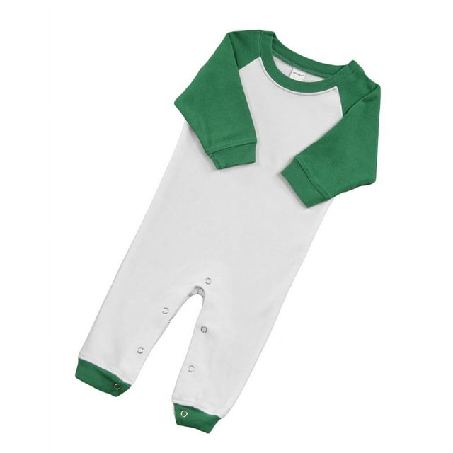 MONAG Baby Long Sleeve Raglan Romper - Walmart.com