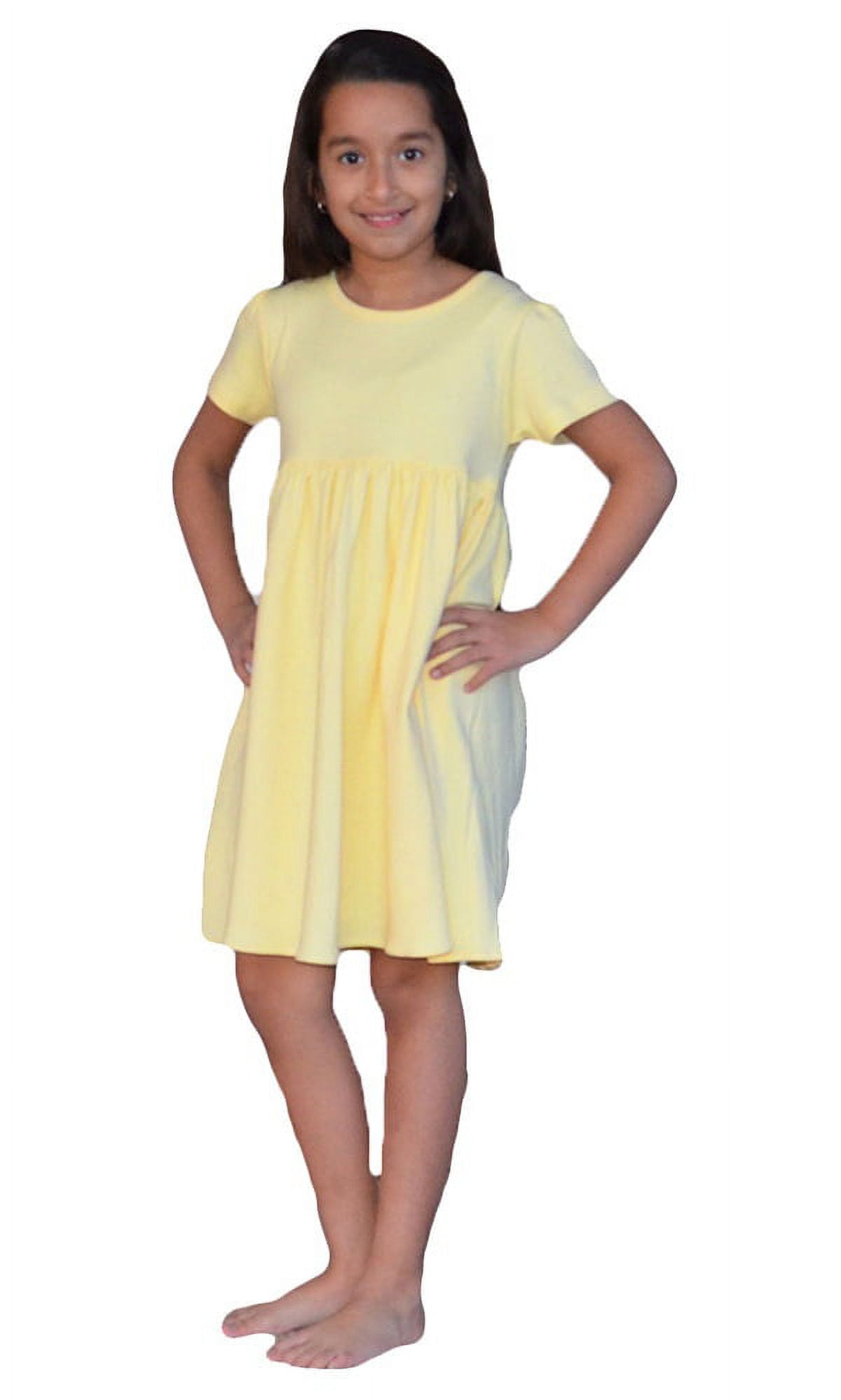 MONAG Toddler Short Sleeve Empire Dress - Walmart.com