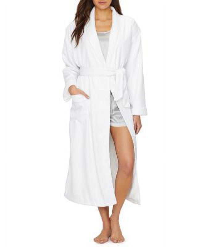 MONARCH - Plush Lined Microfiber Bath Robe for Women or Men - Super ...