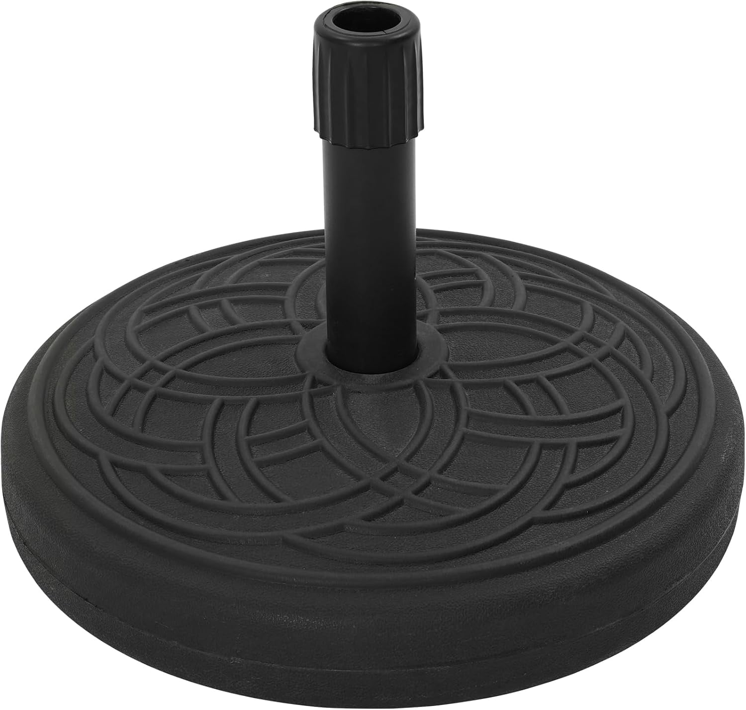 MONDAWE 26-48 LBS Patio Umbrella Base 17 inch Round Water and Sand ...
