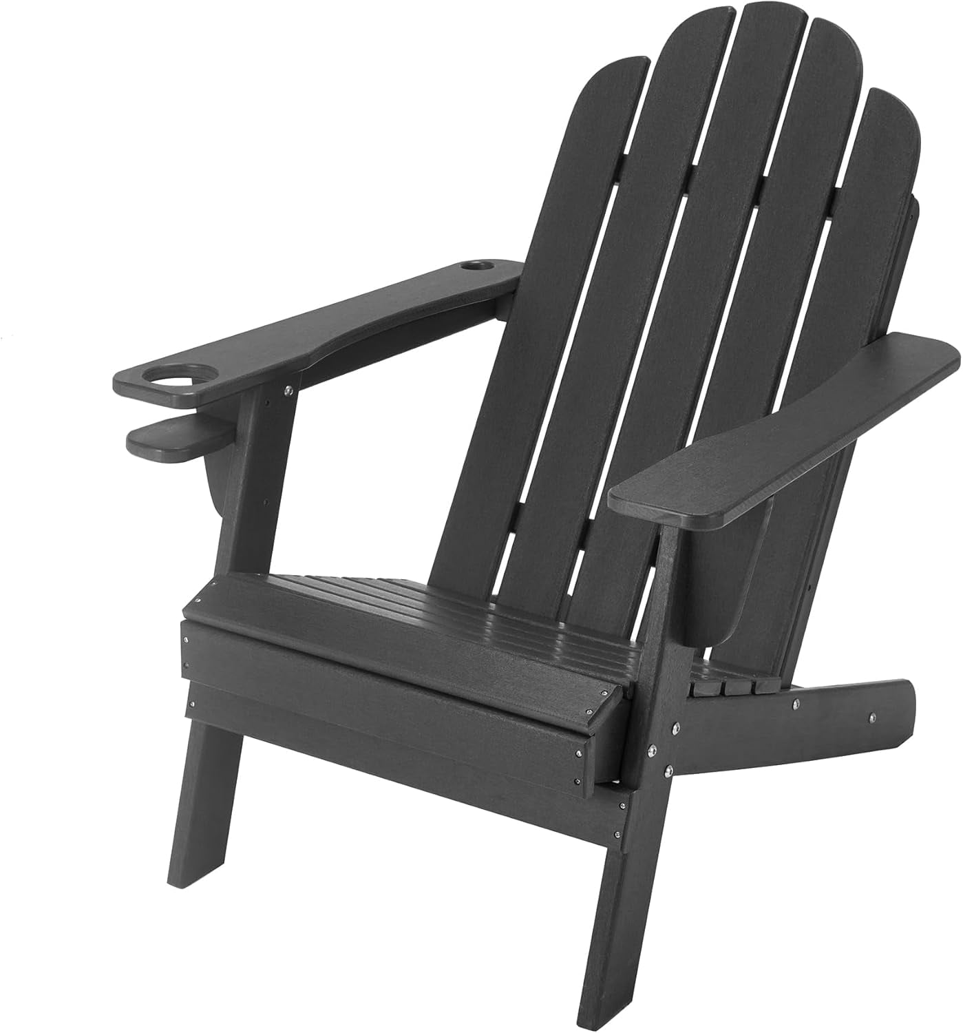 MONDAWE Adirondack Chair Weather Resistant,Plastic Patio Chairs with ...