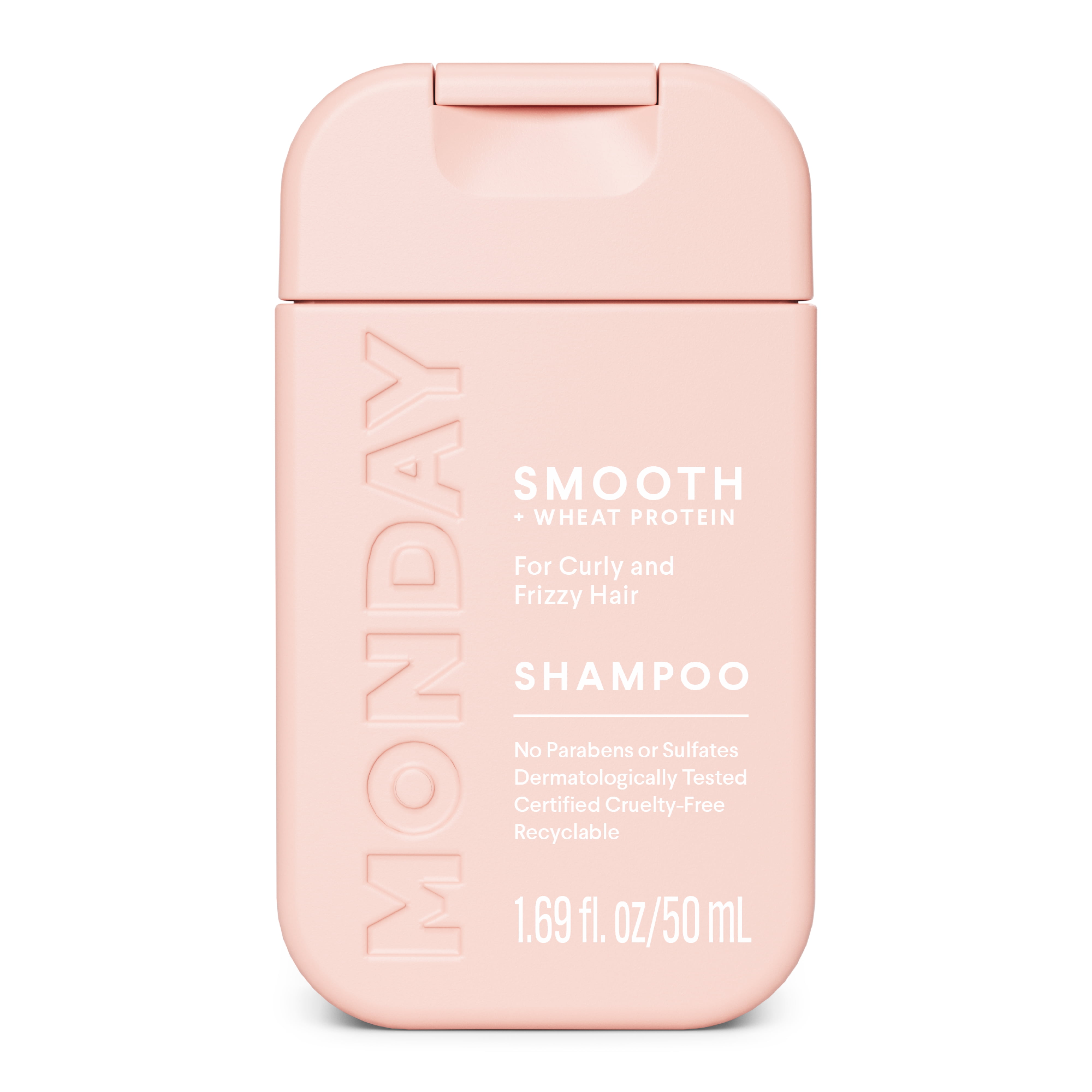 MONDAY Haircare SMOOTH Shampoo Softens Tames Curly Wavy Hair, Wheat ...