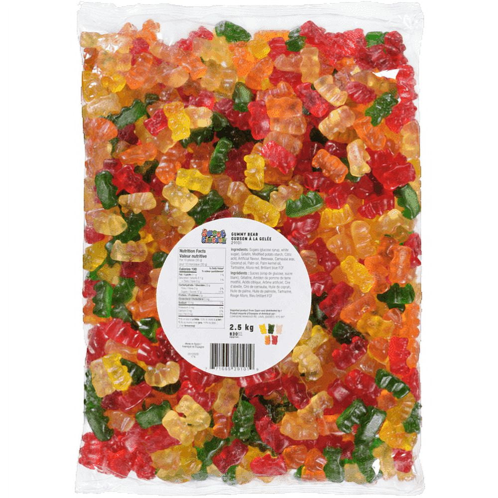MONDOUX Gummy Bear - 2.5kg / 5.51lbs of Bursting Flavorful Gummy ...