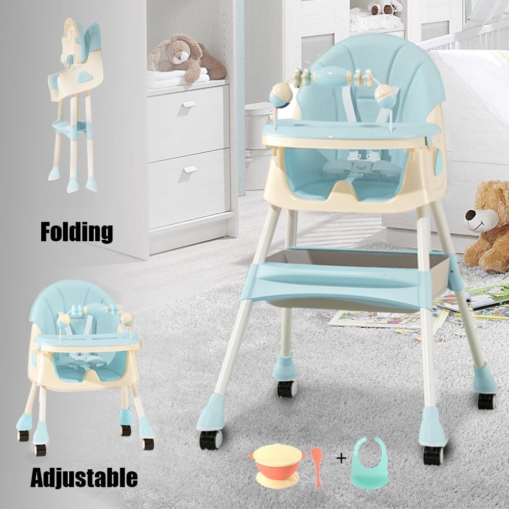 Liyufly 4-in-1 Baby High Chair Portable Baby Toddler Dining Chairs Eat ...