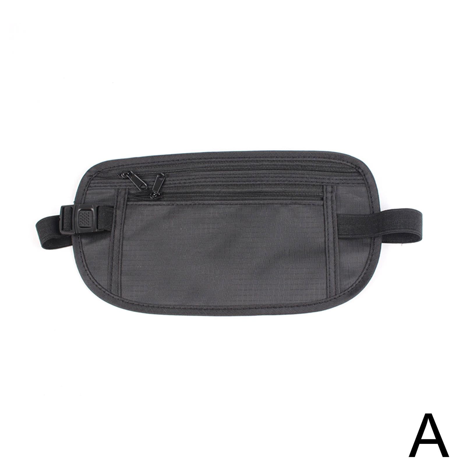 MONEY TRAVEL WAIST-BELT ZIPPED PASSPORT WALLET FANNY PACK POUCH BUM BAG ...