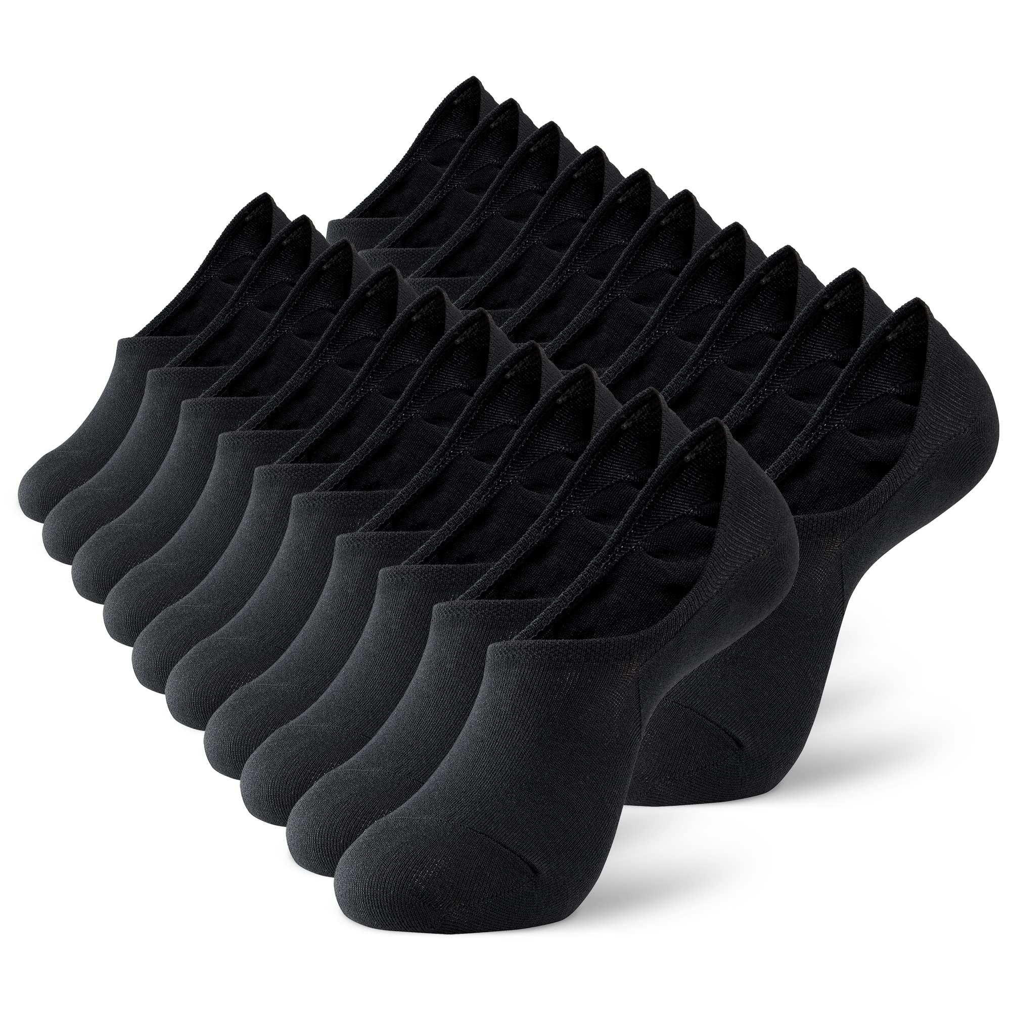 Puma Ladies 10 Pair CoolMax No Show Socks (Black) - Walmart.com