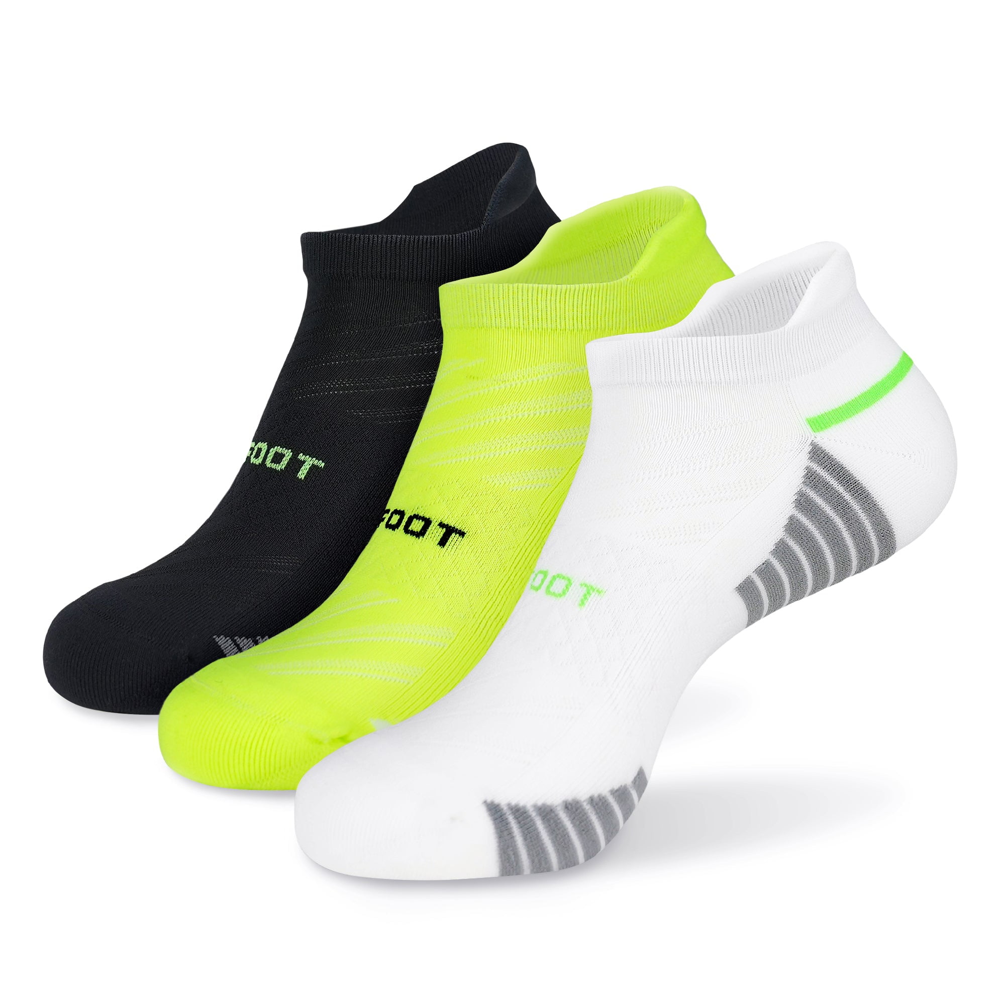 MONFOOT Unisex Running, Tennis Silky Soft Ankle Socks with Sweat ...