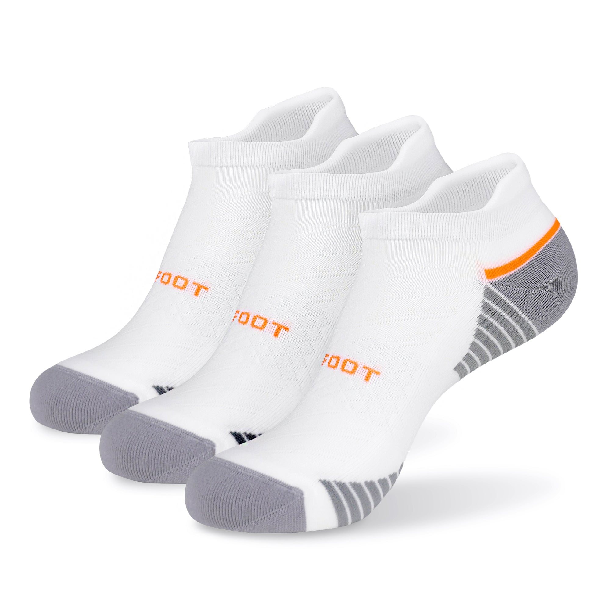 MONFOOT Women's and Men's Running Cushioned Silky Soft Ankle Socks, 3 ...