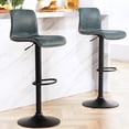 MONGJI Swivel Bar Stools Set of 2, Adjustable Counter Height Barstools ...