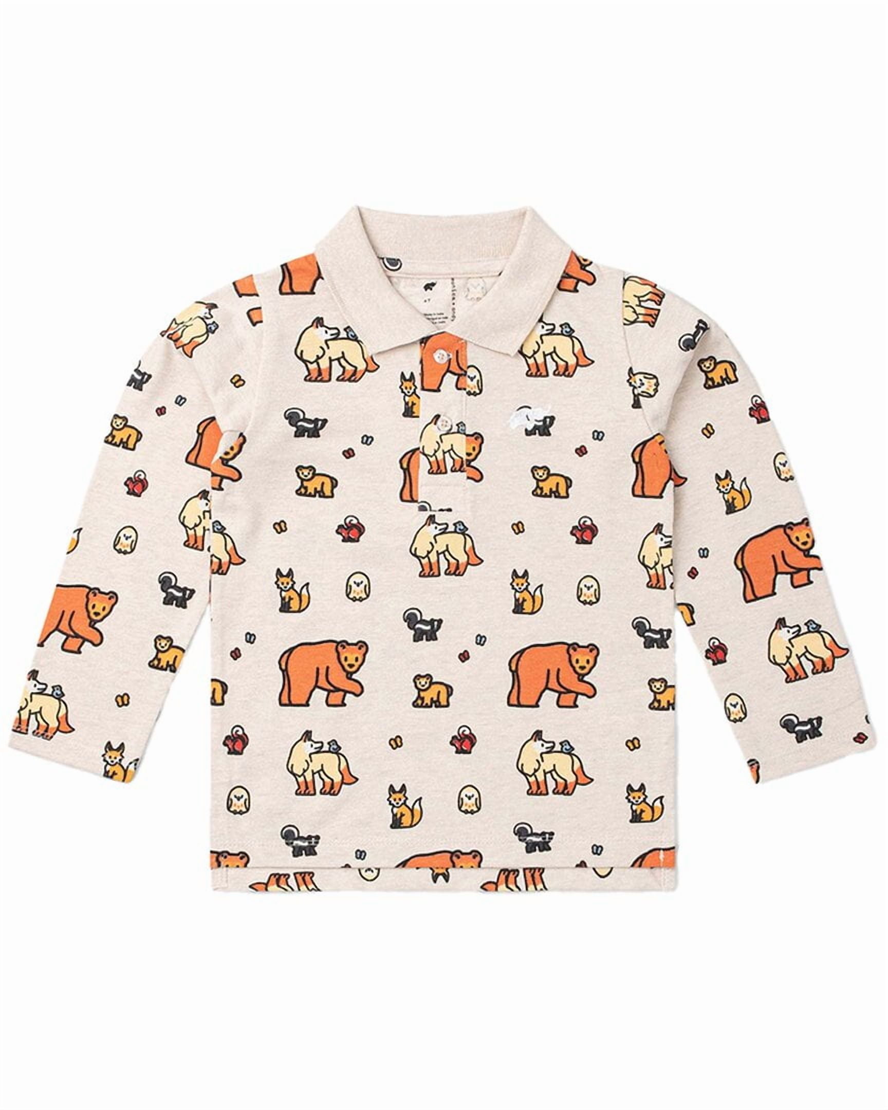 MONICA + ANDY boys Organic Polo, 4T - Walmart.com