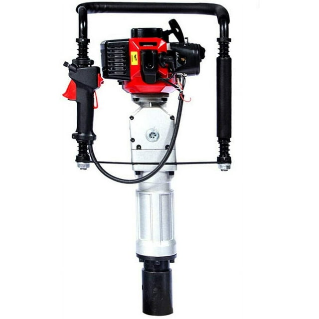 MONIPA 2 Stroke 52cc Gasoline Pile Driver Kit Gas Powered T Post Driver ...